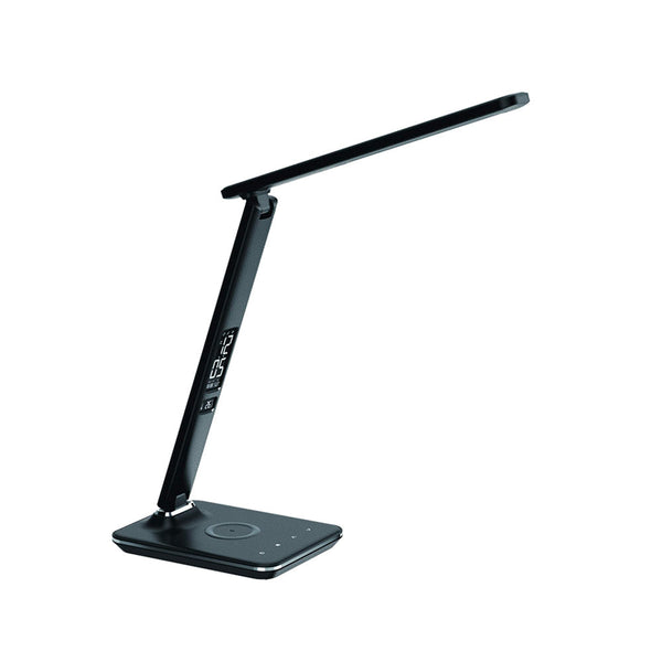 CRONY U13Q Table Lamp with wirelese charge-night light Clock LED Desk ...