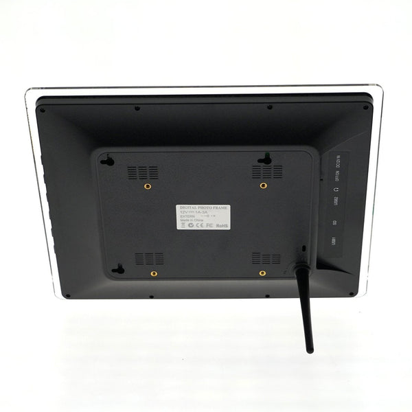 CRONY 12inch Photo Frame HD Digital Picture Frame Supports Music, Vide ...