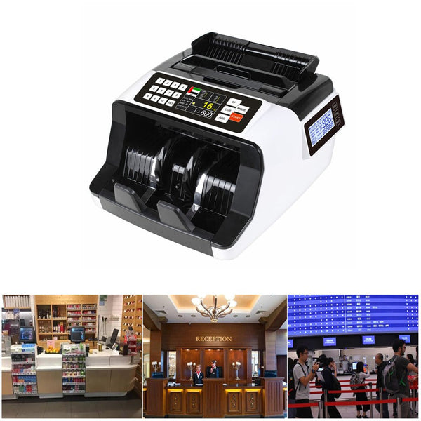 CRONY AL-7200 Currency Counter Single Denomination Value Counter Bankn ...