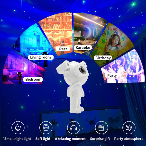 CRONY BT Astronaut projection light Sky Moon Star Night Light Projecti ...