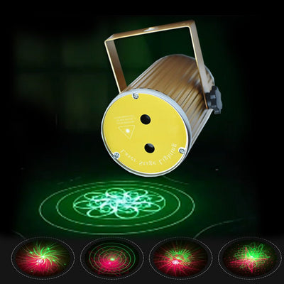CRONY Double hole cylinder laser lamp USB laser light star light strob ...