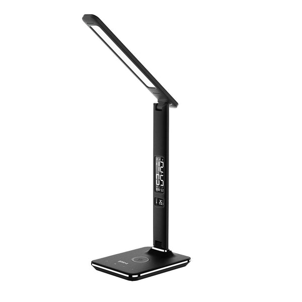 CRONY U13Q Table Lamp with wirelese charge-night light Clock LED Desk ...