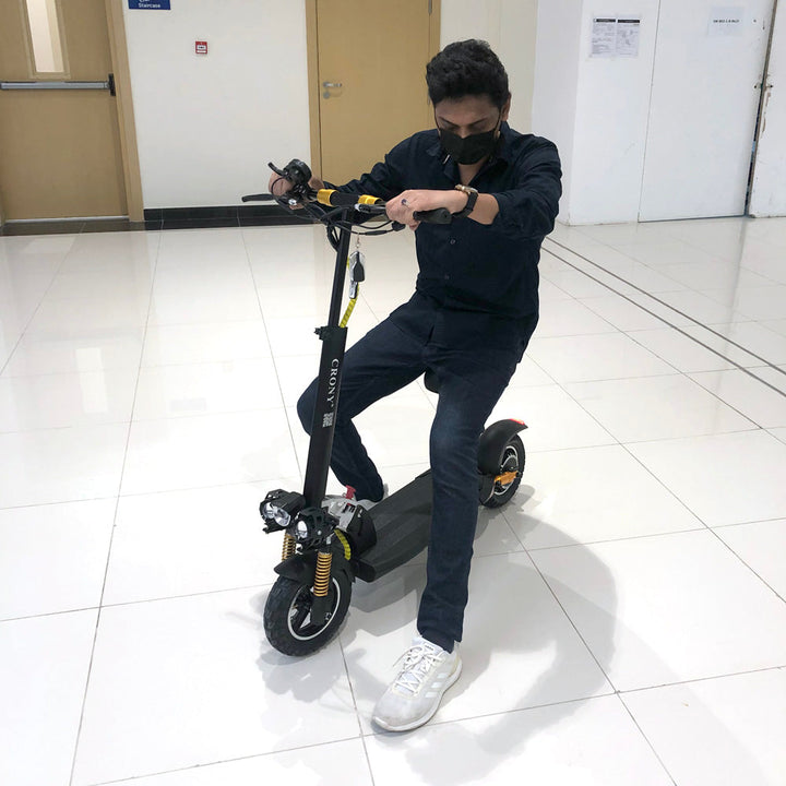 CRONY V10+ 1200W 10 inch Wide tire High configuration E-Scooter 65 km ...